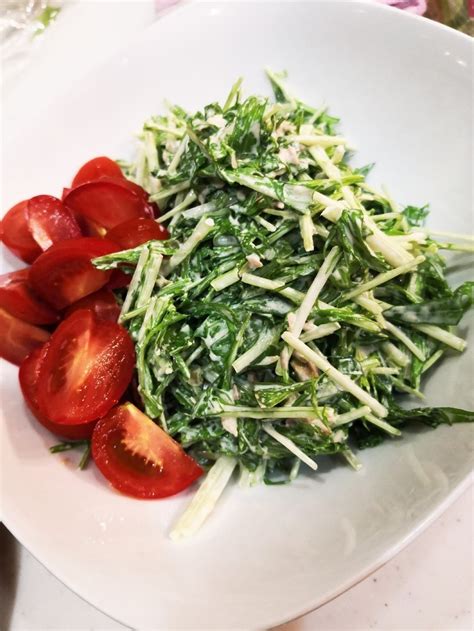 水菜のワサビ和え By ♡かえはこりん♡ 【クックパッド】 簡単おいしいみんなのレシピが355万品