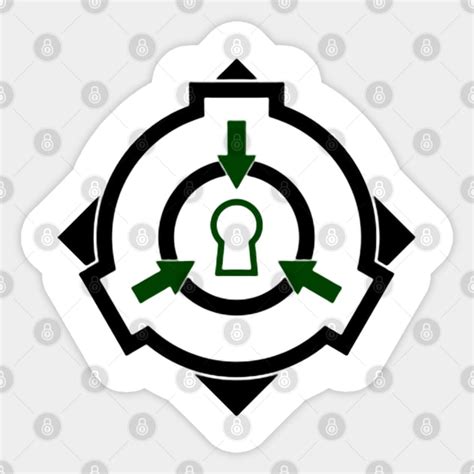 SCP Foundation Object Class Safe Scp Foundation Sticker TeePublic