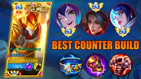 Aldous The Best Defense Build For Countering Unkillable Enemy🔥 Aldous