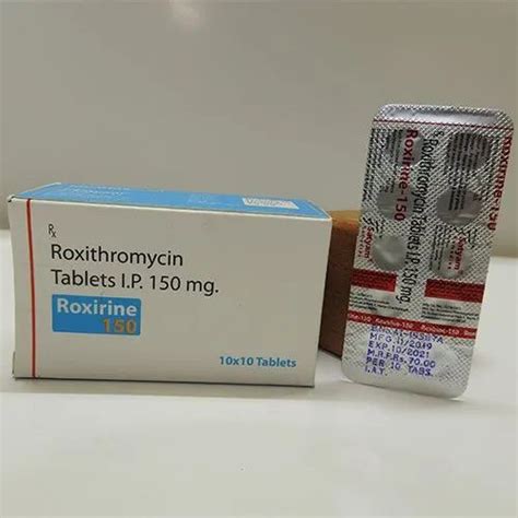 Roxithromycin Tablets Ip 150 Mg Manufacturer Satyam Remedies Prescription At ₹ 70 Stripe In