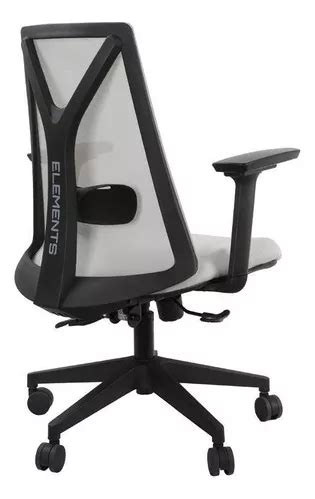 Cadeira Ergonômica Elements Helene Special Branca E Grafite MercadoLivre