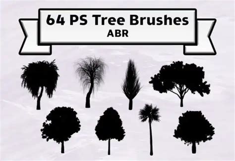 Photoshop Tree Brushes Pack Bundle Digitaldelights Co