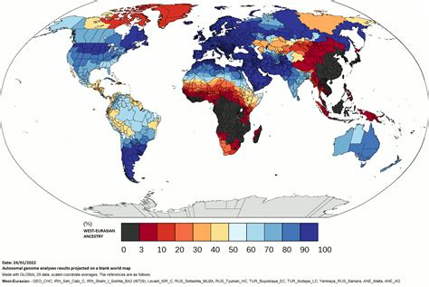 West Eurasian Genetic Ancestry Map Population Genomics Rmapporn