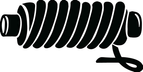 Knitting Sewing Symbols Thread Yarn Skein Needlework Icon Vector Made
