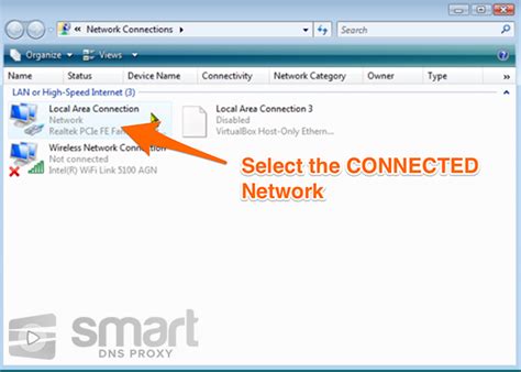 Windows Vista Setup For Smart DNS Proxy Smart DNS Proxy Support