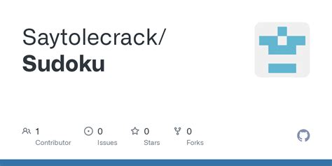 GitHub Saytolecrack Sudoku