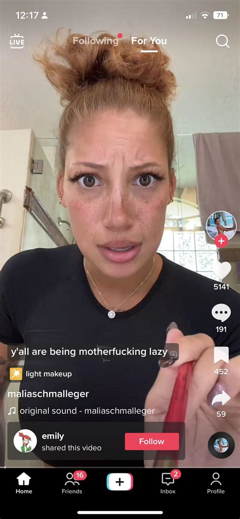 Malia Schmalleger This Video Is Nauseating Calling Everyone Lazy And