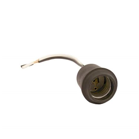 Leviton Plastic Keyless Lamp Holder 8829 Cw4 R50 08829 Cw4 The Home Depot