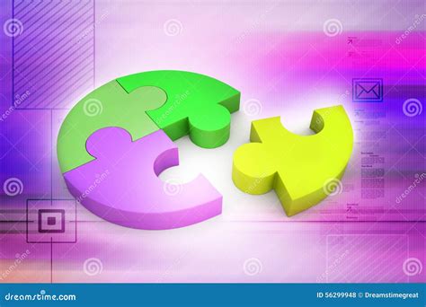 Pie Chart Stock Illustration Illustration Of Analyzing 56299948
