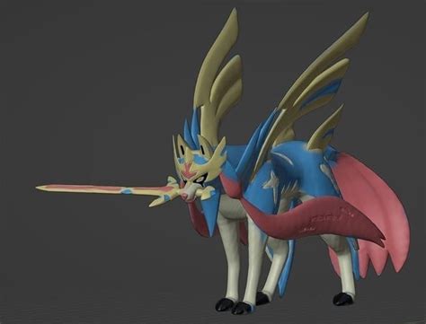 Zacian Crowned Sword 3d Model 3d Printable Cgtrader