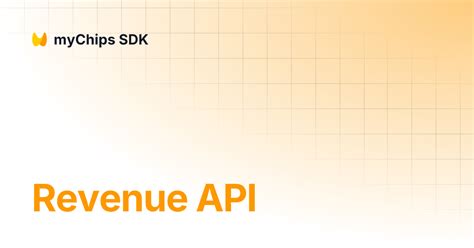 Revenue Api Mychips Sdk