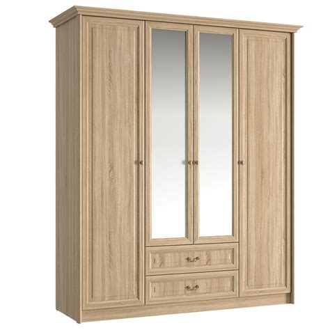 Купить Шкаф 4 х ств с зеркалом ЯН 06 Янна в Ростове на Дону отличные цены на распашные шкафы