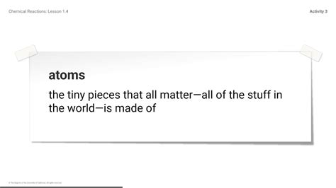 Chemical Reactions Lesson 1 4 Activity 3 YouTube