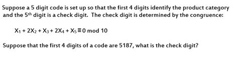 solved suppose a 5 digit code is set up so that the first 4