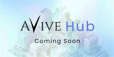 Avive公告Avive Hub即将推出让我们一起期待吧 Avive