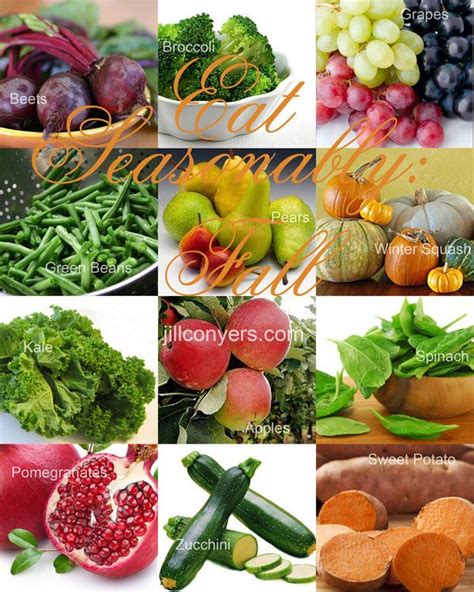 Eat Seasonably Fall Fruits And Vegetables Jill Conyers Fall Fruits