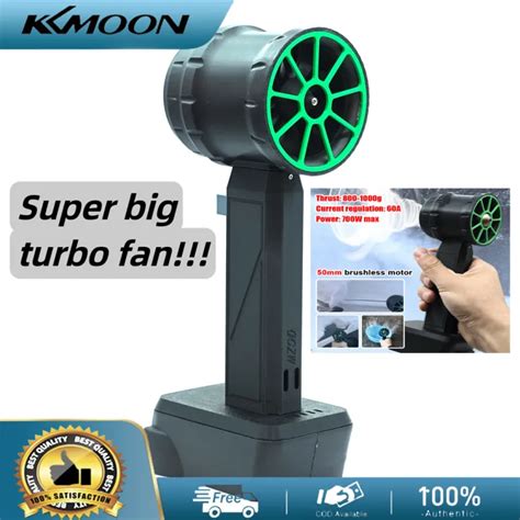 Kkmoon Handheld Ducted Turbofan 50mm Brushless Motor Jet Fan 800 1000g Thrust Car Washer High