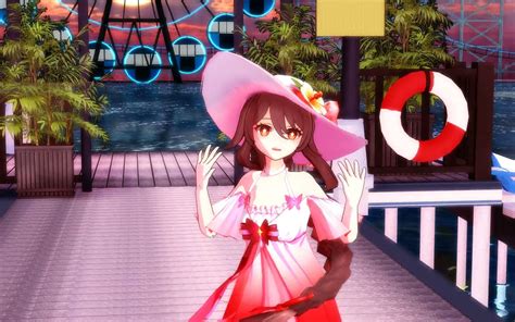 【mmd练习作】夏日！胡桃！哔哩哔哩bilibili