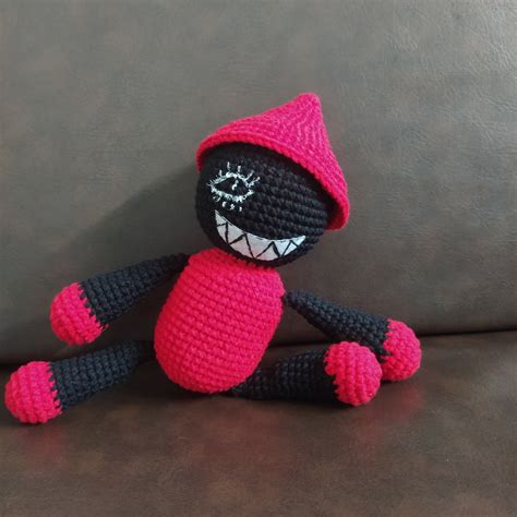 Fnf True Expunged Plush Custom Fnf Crochet Doll Etsy