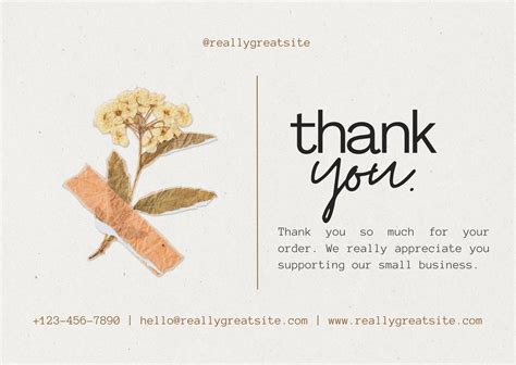 thank you card patterns modern thank you card template free design