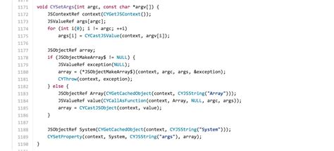 Question How Do I Access Command Line Args From Cycript R