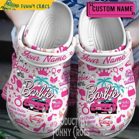 Custom Margot Robbie Barbie Crocs Discover Comfort And Style Clog