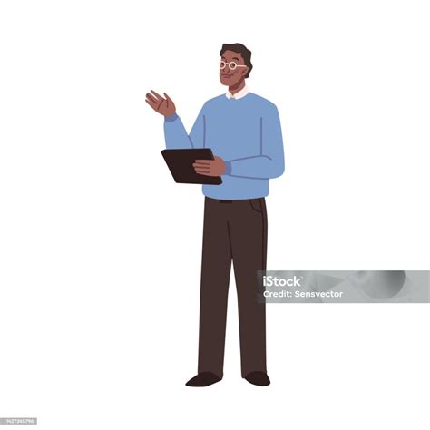 Koordinator Atau Manajer Berdiri Dengan Proses Pengendalian Buku