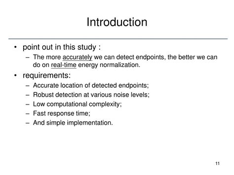 PPT Robust Endpoint Detection And Energy Normalization For Real Time Speech And Speaker