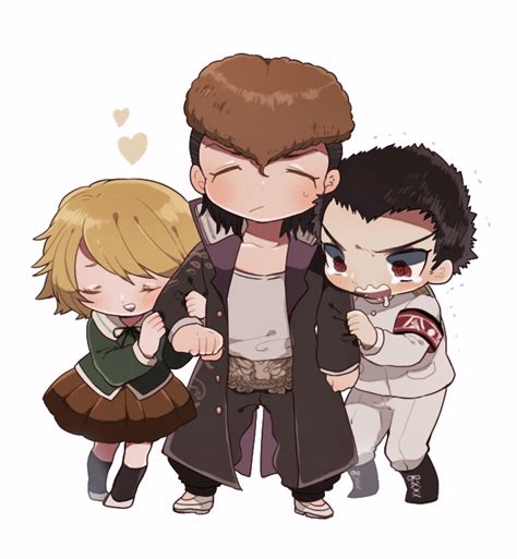 Fujisaki Chihiro Ishimaru Kiyotaka And Owada Mondo Danganronpa And 1