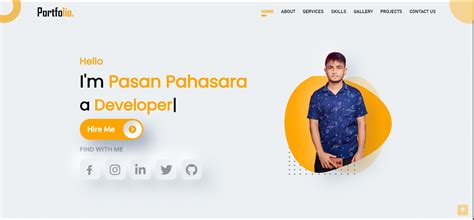 GitHub Pasan Pahasara My Portfoliyo This Is My Personal Portfolio This Is Made With Complete