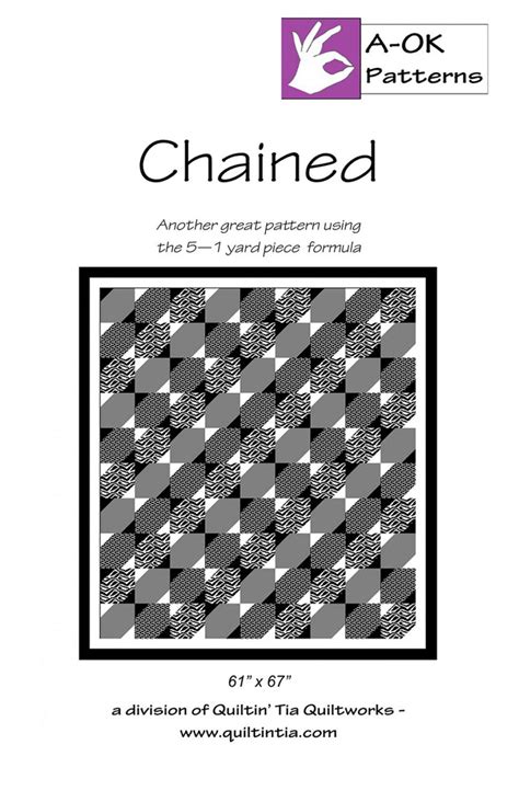Chained Quilt Pattern Quilting Books Patterns And Notions