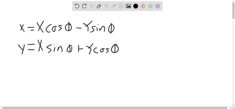 ⏩solved Suppose The X And Y Axes Are Rotated Through An Acute… Numerade