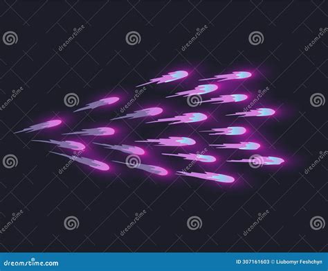 Cartoon Laser Gun Beam Alien Combat Weapon Rays Futuristic Shot