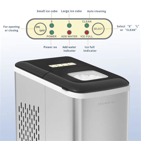 Crownful Ice Maker Machine User Manual