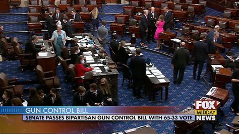 Senate Passes Bipartisan Gun Control Bill With 65 33 Vote Heads To