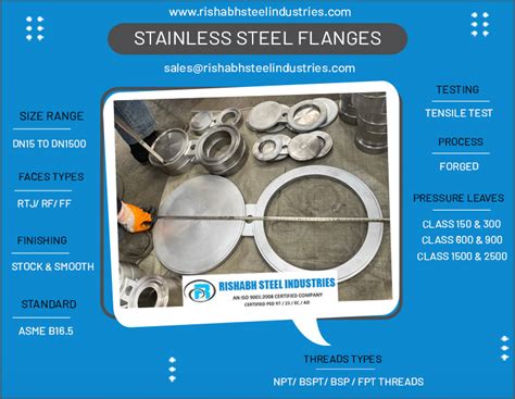 Stainless Steel Flanges Manufacturer In India SS Forged Flange