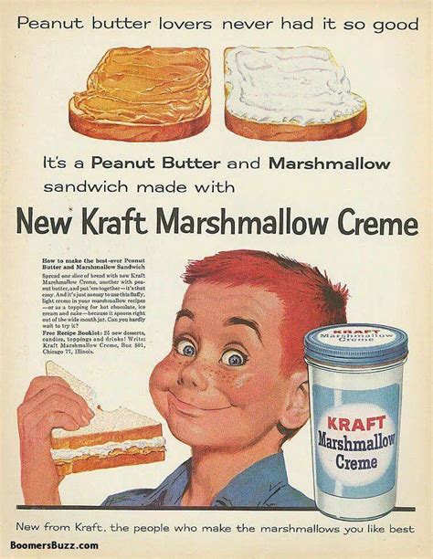 Fluffernutter Photo Only Vintage Recipes Retro Recipes Marshmallow Creme