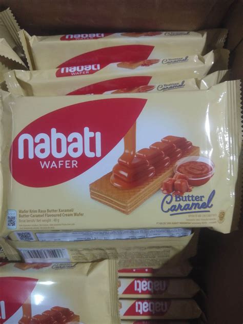 Nabati Wafer Butter Caramel 1 Dus Isi 60pcs 42 Gram Lazada Indonesia