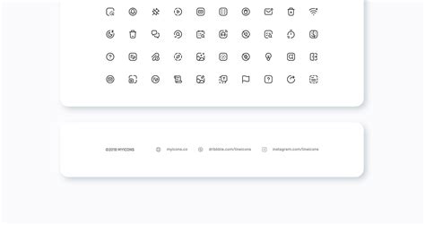 UI Interface Essential Line Icons On Behance