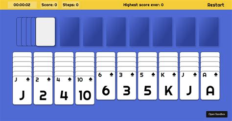 Spider Solitaire Codesandbox