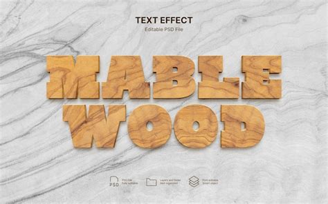 Premium Psd Wooden Text Effect Premium Psd Wooden Text Effect