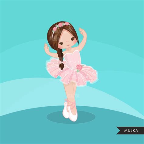 Ballerina Clipart Chic Ballet Girl Mujka Cliparts