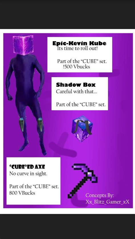 My Take On A Kevin Skin Rip Kevin The Cube Hopefully You Like It