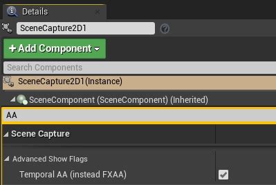 How To Capture FSR Effect By Scene Capture D In UE Issue GPUOpen Effects