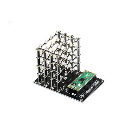 LED X X LED Cube For Raspberry Pi Pico Blue Oz Robotics