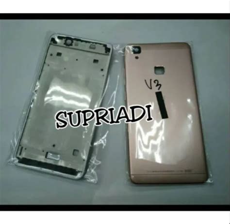 CASING FULLSET VIVO V3 KESING HOUSING BACKDOOR TUTUP BELAKANG PLUS FRAME LCD TULANG TENGAH VIVO