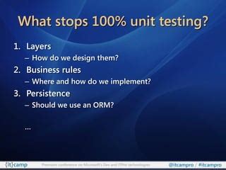 Elements Of DDD With ASP NET MVC Entity Framework Code First V PPT