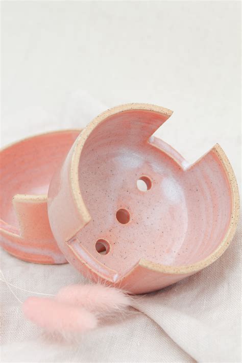 Peach Sponge Holder Ceramicaco