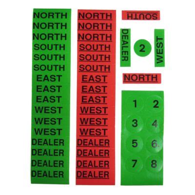 Replacement Stickers For Duplicate Boards Round Numbers Simon Lucas