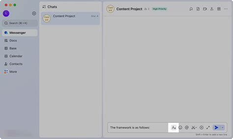 Edit The Format Of Your Messages